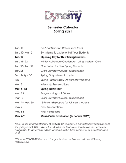 Dynamy Application | Apply | Dynamy | Gap Year Program